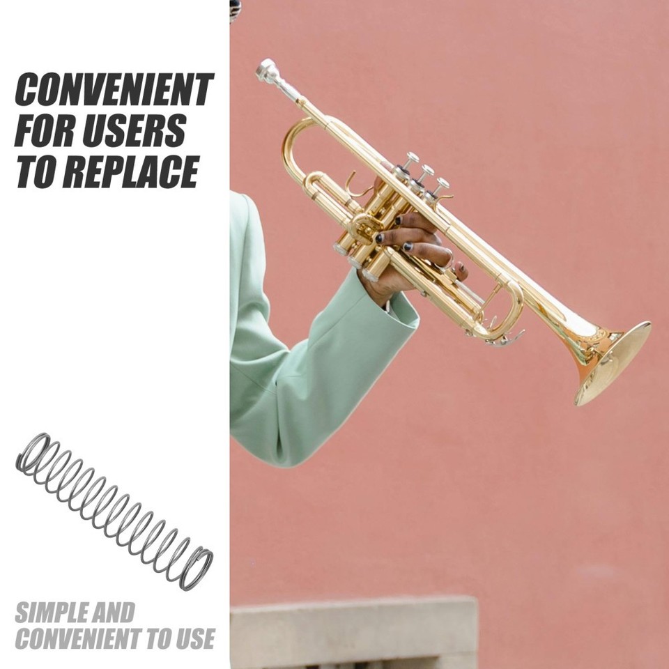 3pcs Trumpet Repair Replacement Parts Trumpet Trombone Valve Springs ...