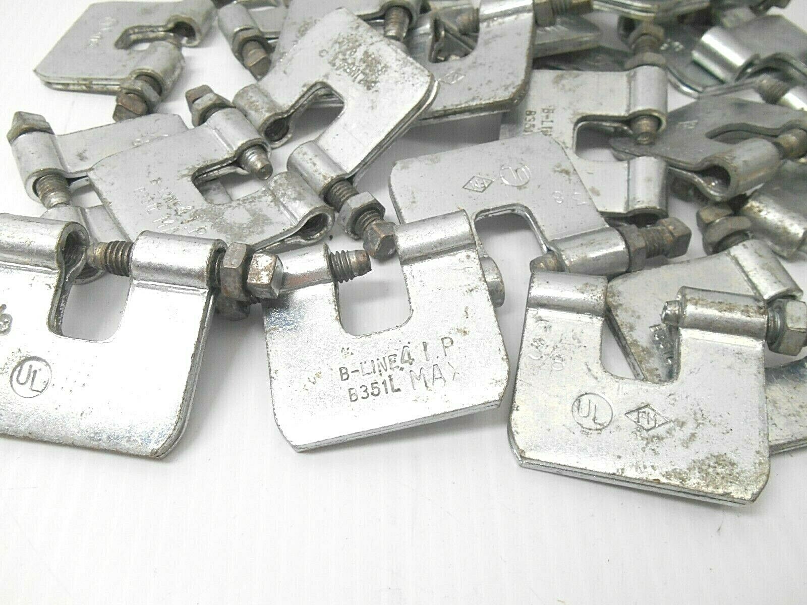 Lot of 50 Cooper B-Line B351L-3/8-Zn 3/8″ Zinc Beam Clamp | eBay