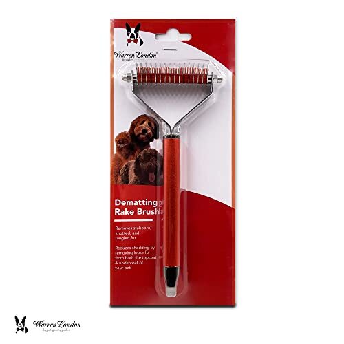 Dematting Rake Dog Brush for Dematting & Shedding | Premium Undercoat ...