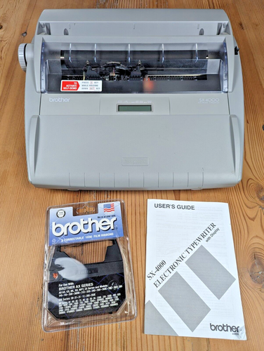 Brother SX-4000 Electronic Typewriter Daisy Wheel Digital Display ...