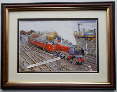 RAILWAY PRINT BY BARRY FREEMAN FRAMED (F) | eBay UK