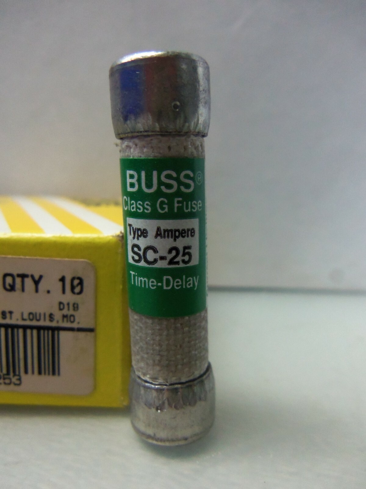 New Lot Bussmann SC 25 Amp Fuses Glass G Time Delay 300 Volts NIB | eBay