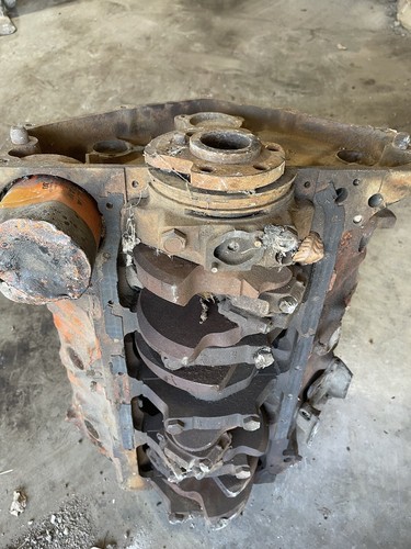 1972 Big Block Chevy 454 Engine Block Hi Perf 2 Bolt Main 7.4L Impala ...