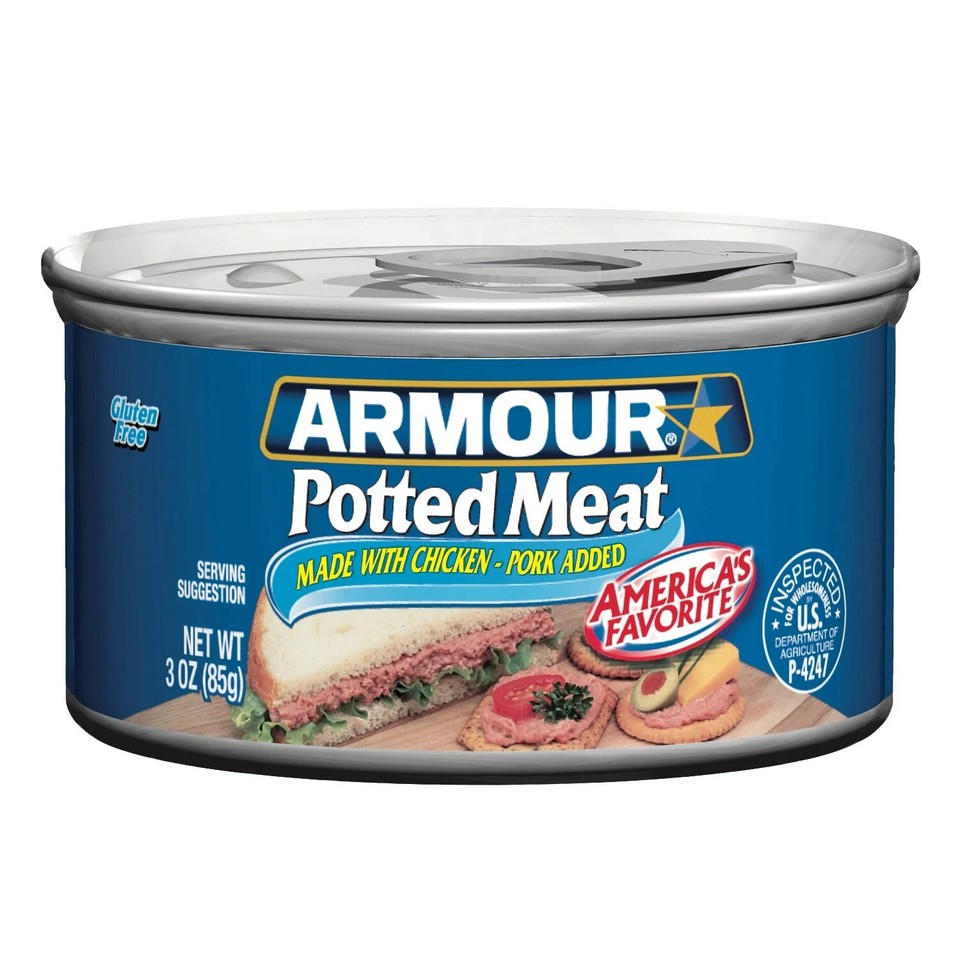 Armour Potted Meat Made With Chicken and Pork (3 oz., 12 ct.) Great ...