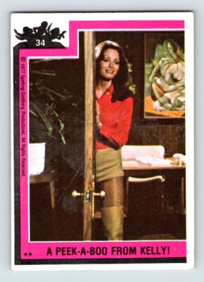 A PEEK-A-BOO FROM KELLY 1977 Topps Charlie Angels Trading Card #34 B181 ...