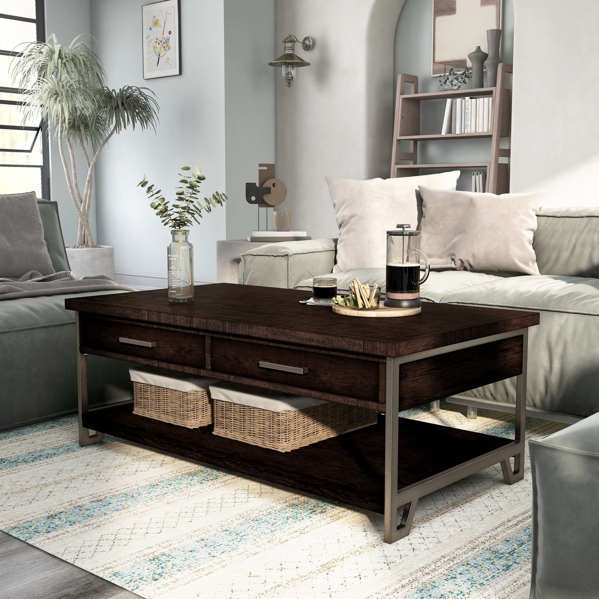 Urban Rustic Living Room