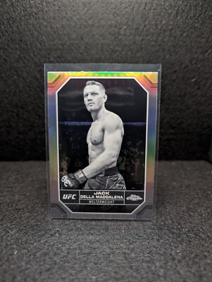 2024 JACK DELLA MADDALENA TOPPS CHROME UFC #82 NEGATIVE REFRACTOR!! | eBay