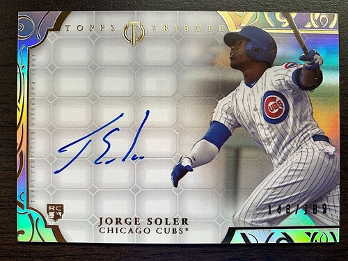 2015 Topps Tribute Framed #JSO Jorge Soler On Card Autograph RC #148/ ...