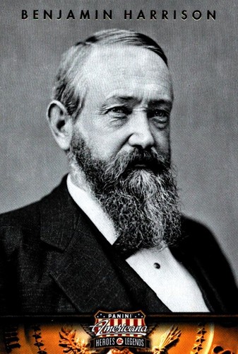 #23 Benjamin Harrison, President Trading Card | eBay
