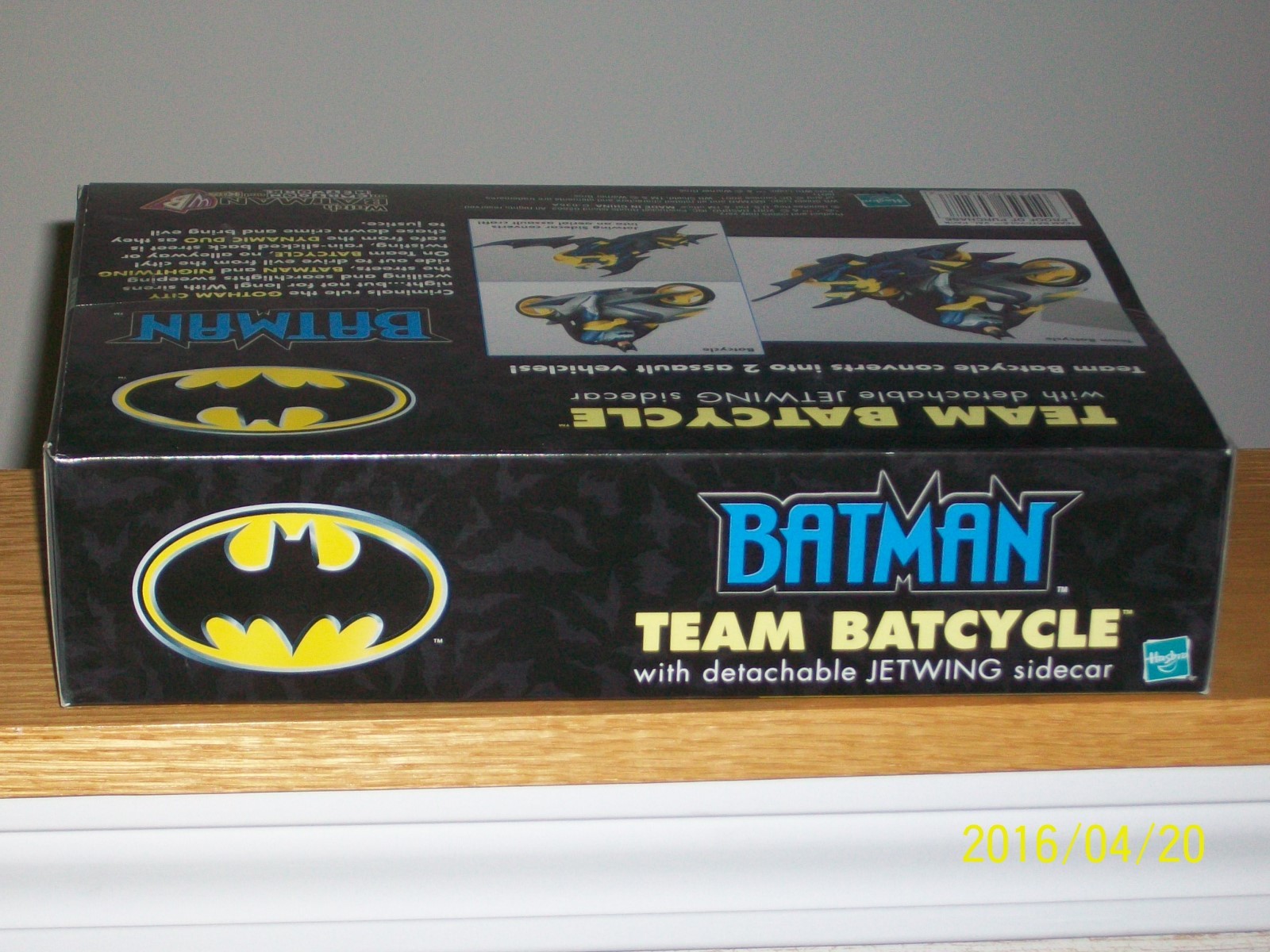 Hasbro Batman Team Batcycle with Nightwing and detachable Jetwing ...