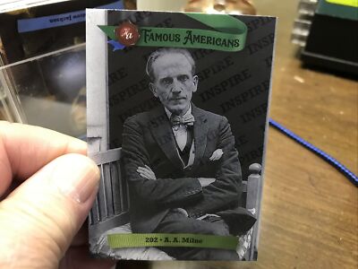 2021 Historic Autographs Famous Americans # 202 A.A.MILNE /150 SHORT ...