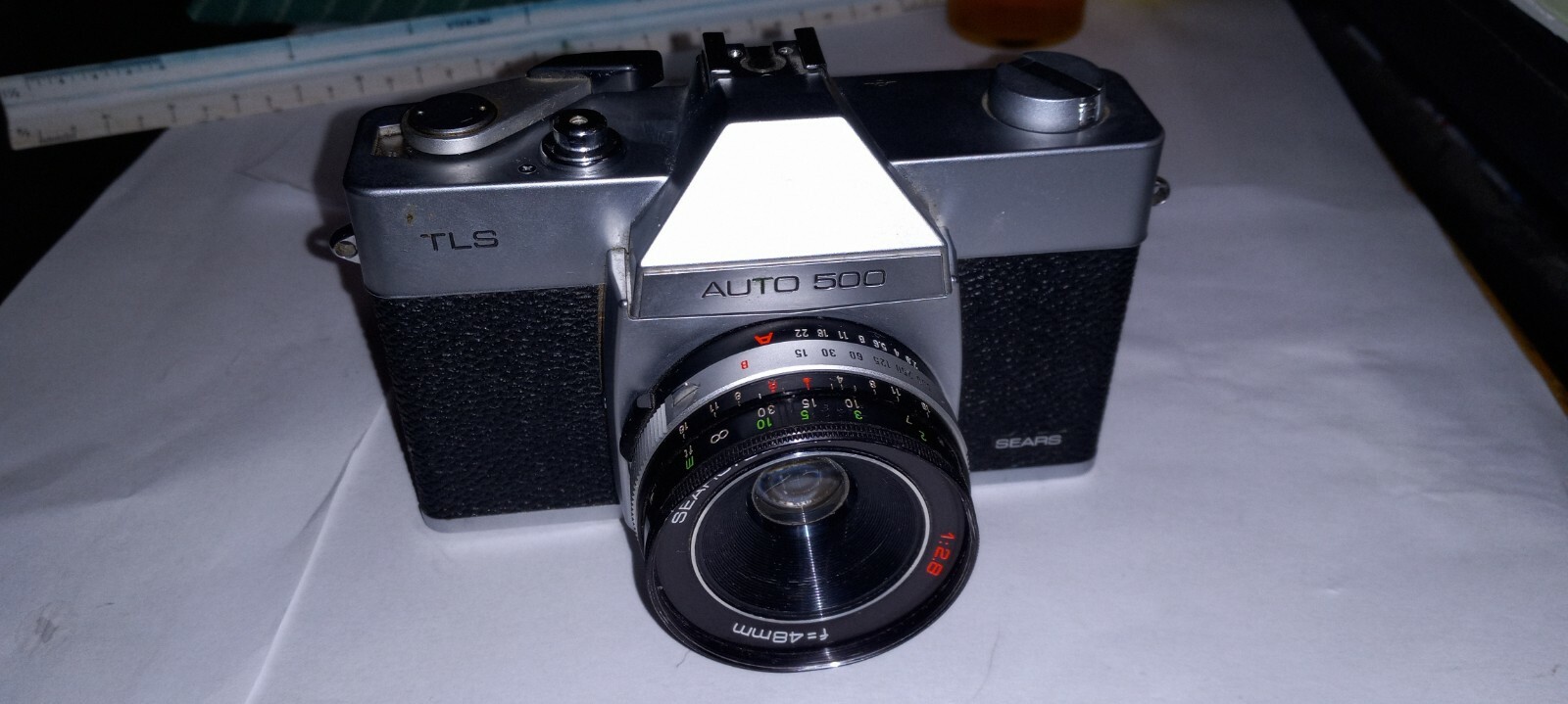 # 699-J * Sears TLS Auto 500 Camera with Sears Sekor 1:2.8 F=48mm Lens ...