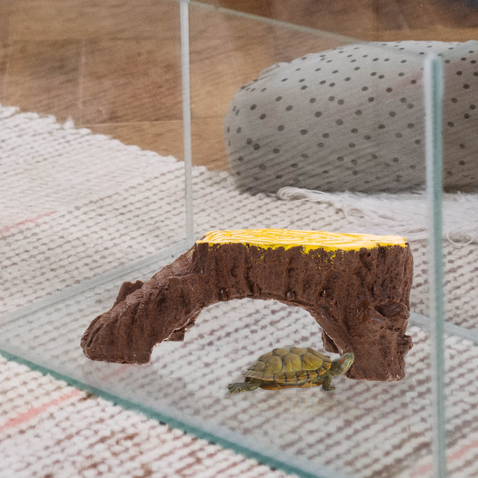 Tortoise Climbing Accessories Reptile Ledge Basking Area for Turtle ...