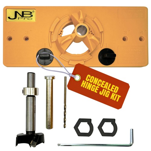 Concealed Hinge Jig Kit with 35mm Carbide Drill Bit, Hidden Door Hinge ...