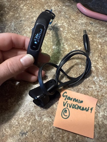 Garmin Vivosmart 4 Men Women Activity Tracker Fitness Black S/M w ...