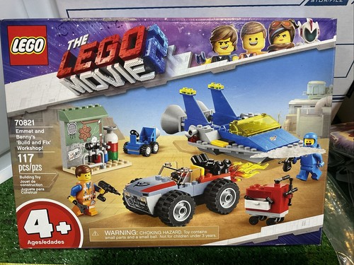 Lego Movie 2 Set 70821 EMMET AND BENNY'S 'BUILD AND FIX' WORKSHOP 100% ...