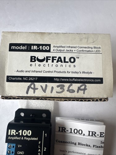 Buffalo IR-100 Regulated Infrared Connecting Block 4 Outputs + LED ...
