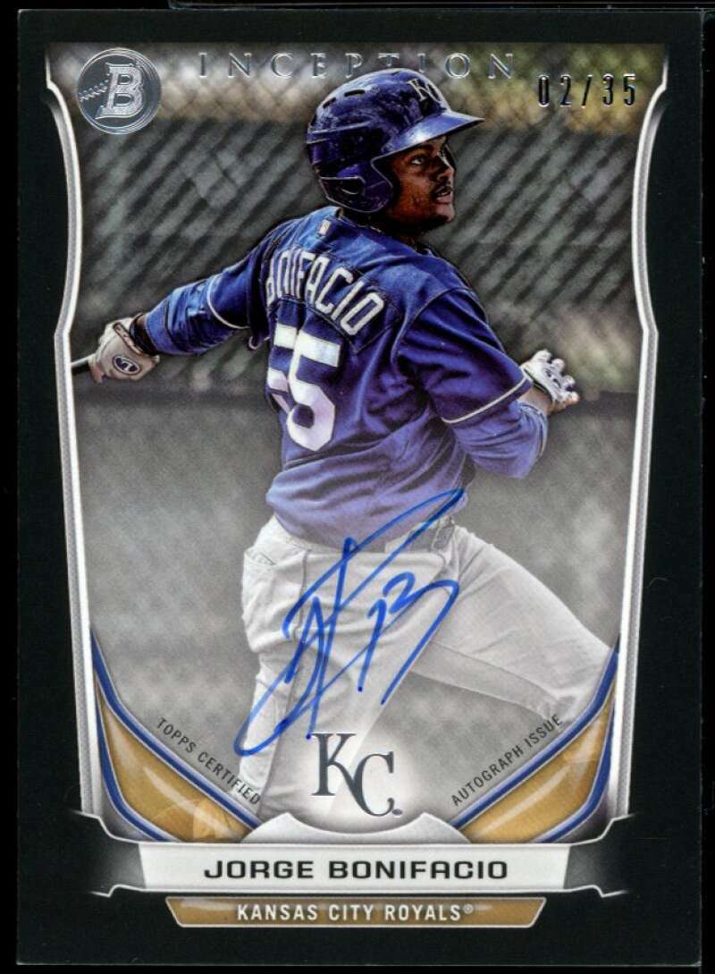 2014 Bowman Inception - Inceptioned Autographs Jorge Bonifacio #IBA-JB ...