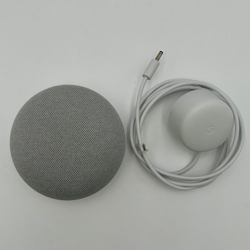 Google Nest Mini 2nd Gen Smart Speaker Chalk H2C | eBay