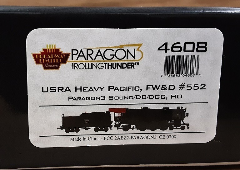 Broadway Limited Heavy Mikado HO Fort Worth & Denver Locomotive DCC ...