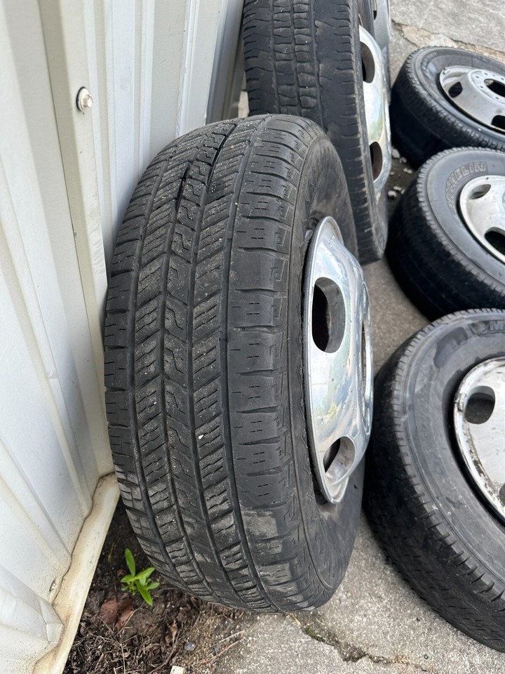 2005-2024 Ford F350 DRW Dually Wheels Rims Tires (6) Aluminum Steel ...