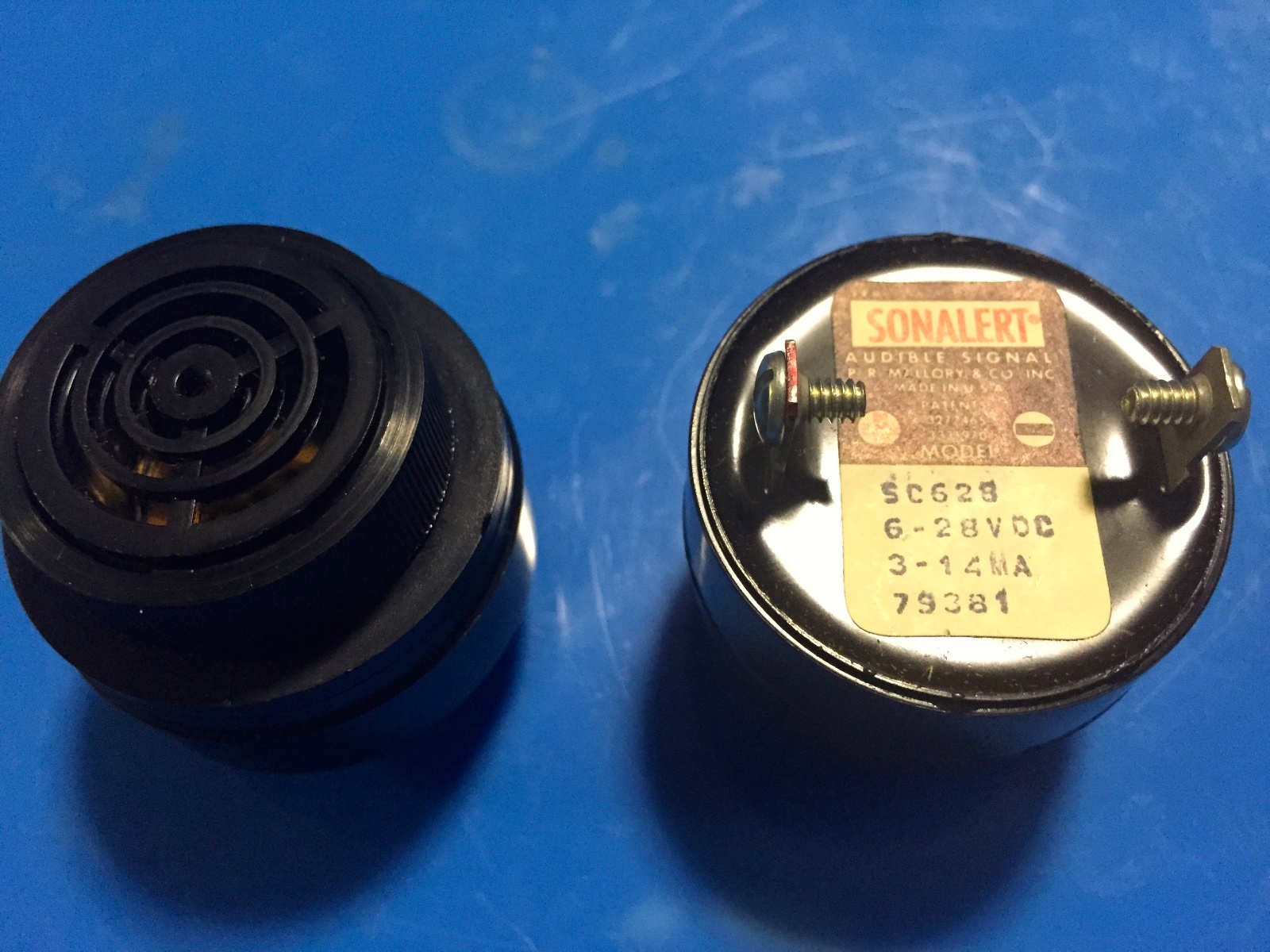 SC628 Mallory Sonalert Panel Mount Audible Alarm Buzzer for sale online ...