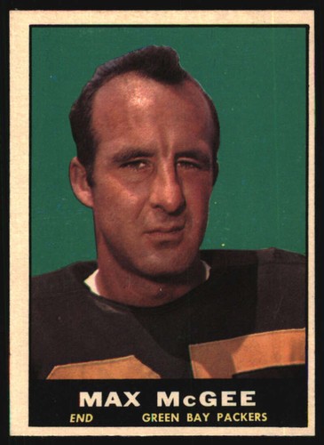 1961 Topps #42 Max McGee EX+ Packers 572987 | eBay