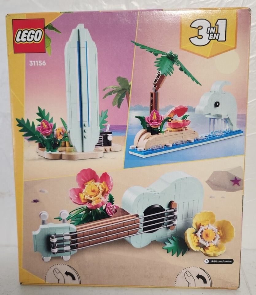 Sealed ! Lego #31156 Creator 3-in-1 Tropical Ukulele 387-Pieces - Free ...