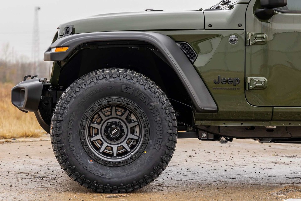 Rough Country WF1 Fender Flares for 2018-2024 Jeep Wrangler JL - A ...
