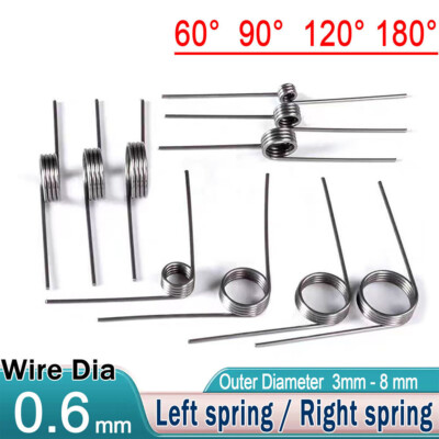 10 Pack Torsion spring Various Size Length Diameter Assortment Spring ...