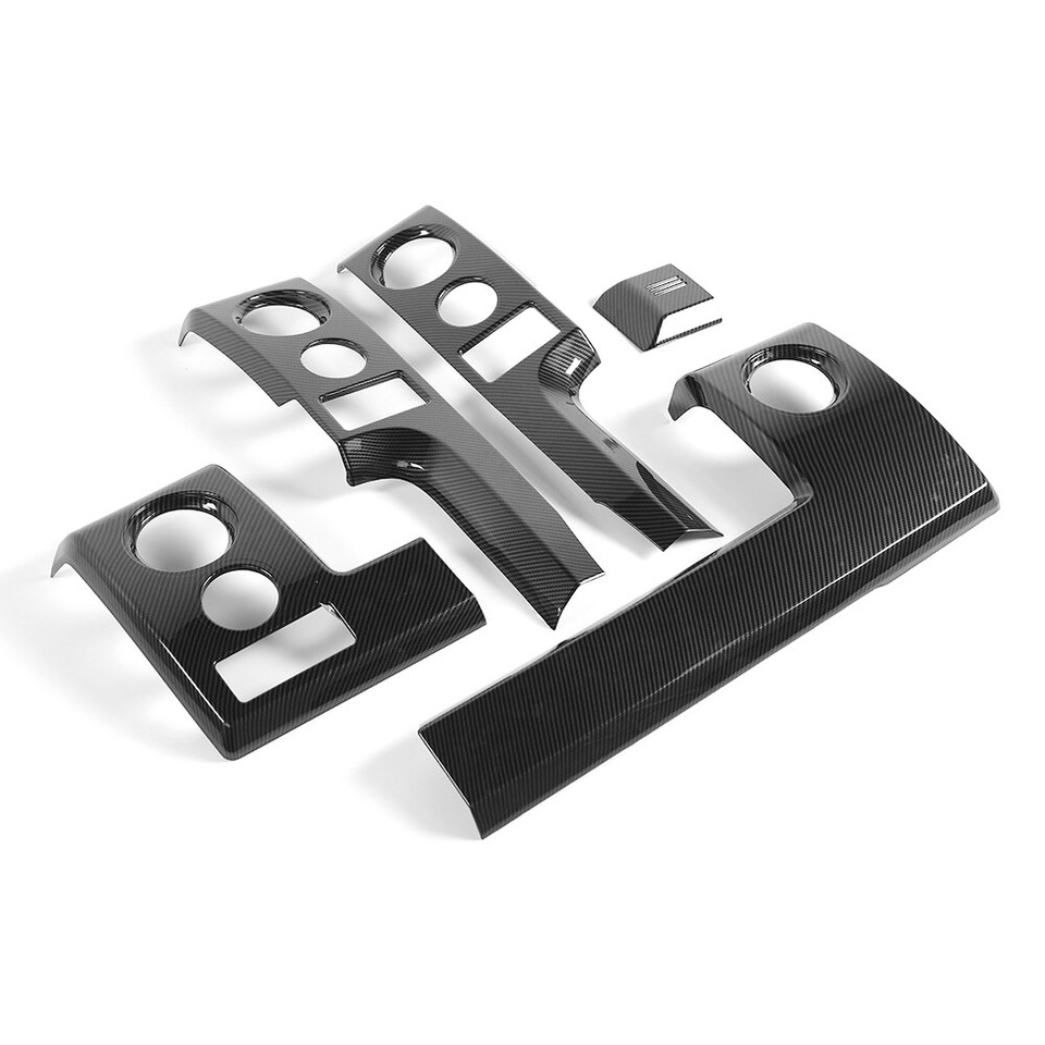 Carbon Fiber Center Console Dashboard Panel Frame Trim For Ford F150 ...