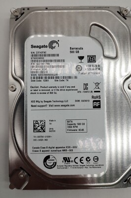 Seagate Barracuda ST500DM002 500GB SATA III 3.5 in Desktop Hard Drive ...
