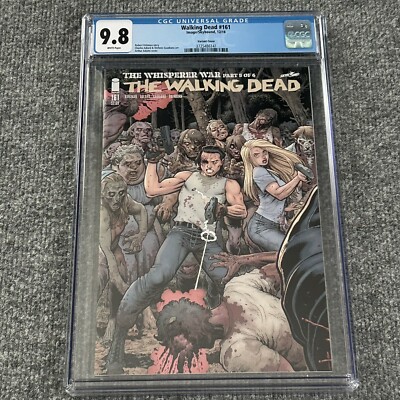 Walking Dead 161 CGC 9.8 Adams Variant CGC Cover B TWD Whisper War ...