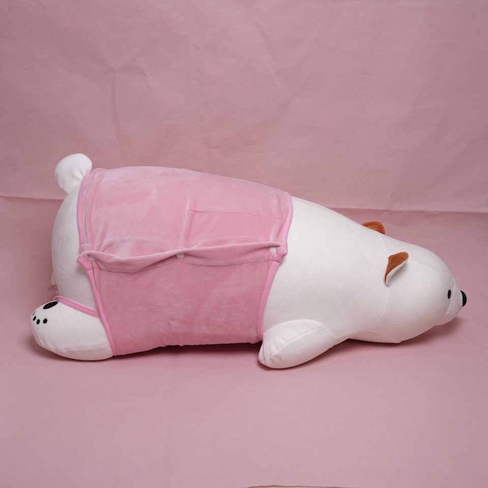 White Polar Bear 30" Plush Stuffed with Vibrating Dildo Portable Sex ...