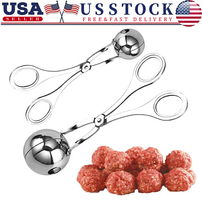 Meatball Maker Spoon Non Stick Thick Stainless Steel Meat Baller ...