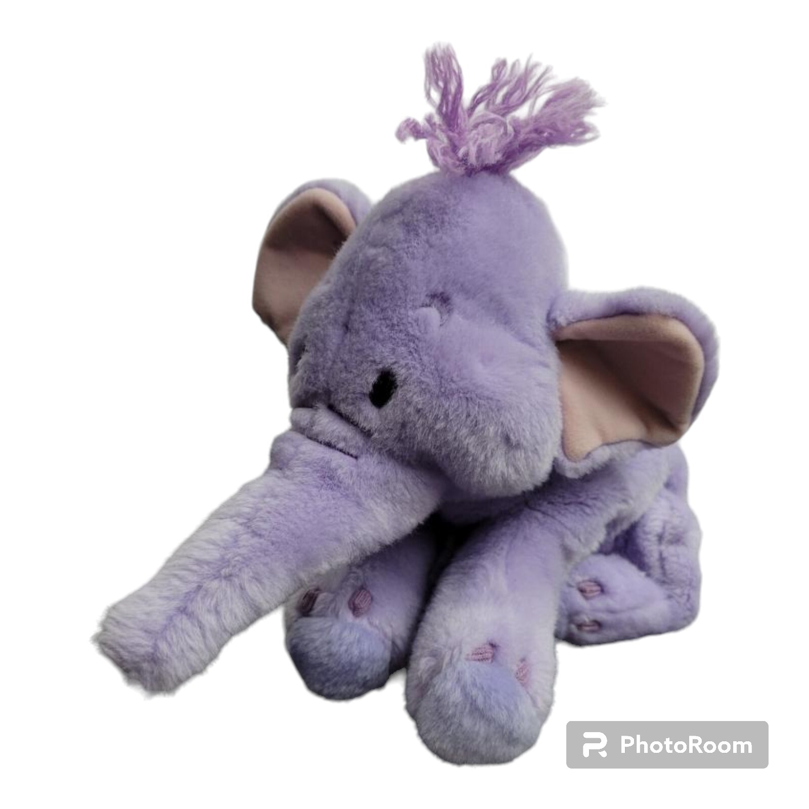 Disney Store Winnie the Pooh Heffalump 14" Lumpy Purple Elephant Plush ...