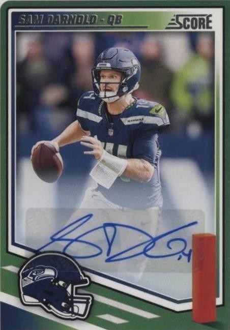2025 Score - Sam Darnold #40 Signatures (AU) for sale online | eBay