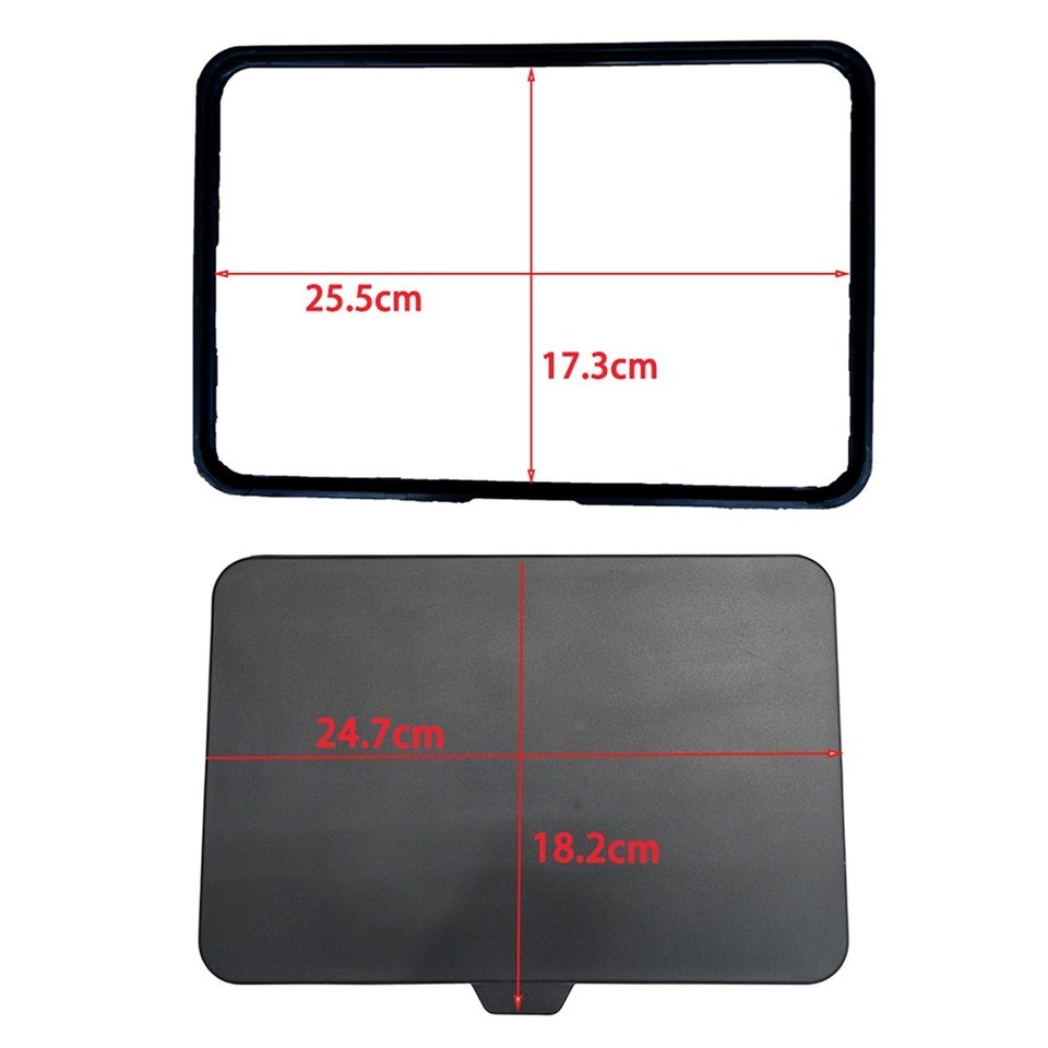 Black Silicone Screen Cover for TM7 Display Kit Splash Dust Resistant ...
