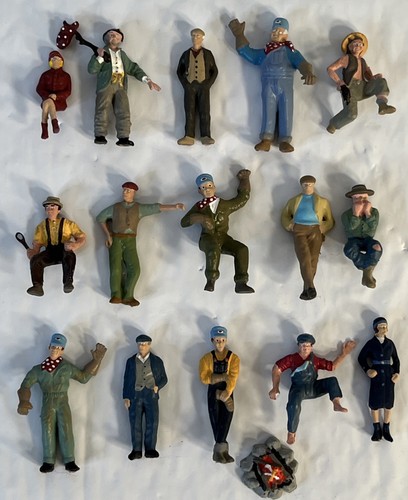 Lot Of 15 O Scale People Train Figures | eBay