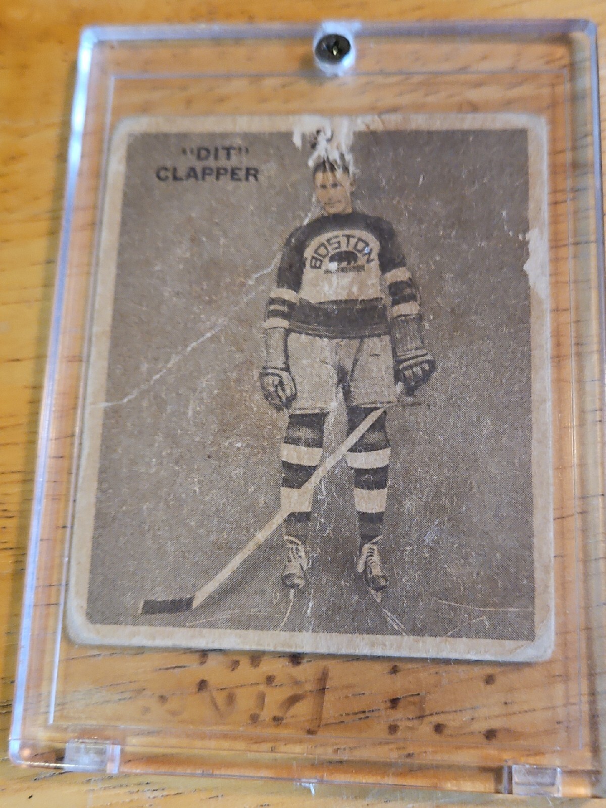 Dit Clapper Boston Bruins Hockey Card Very Rare | eBay