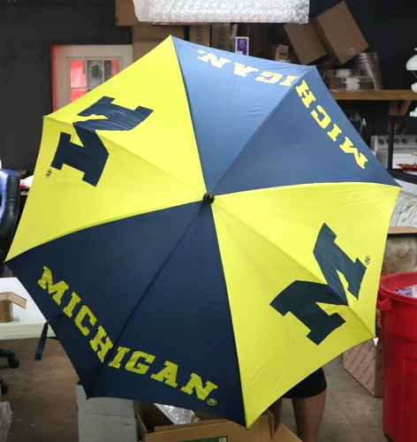 Haas-Jordan NCAA Umbrella - Michigan Wolverines Golf Umbrella AWESOME ...