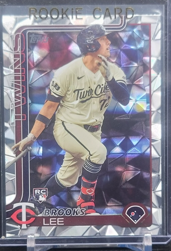 Brooks Lee 2025 Topps Series 1 - #317 Diamante Foil (RC) Twins | eBay
