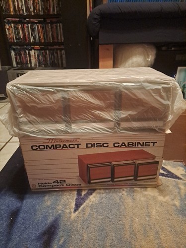 Musicmate Compact Disc Cabinet Holds 42 Cds Model Cd-420 1990 Storage ...