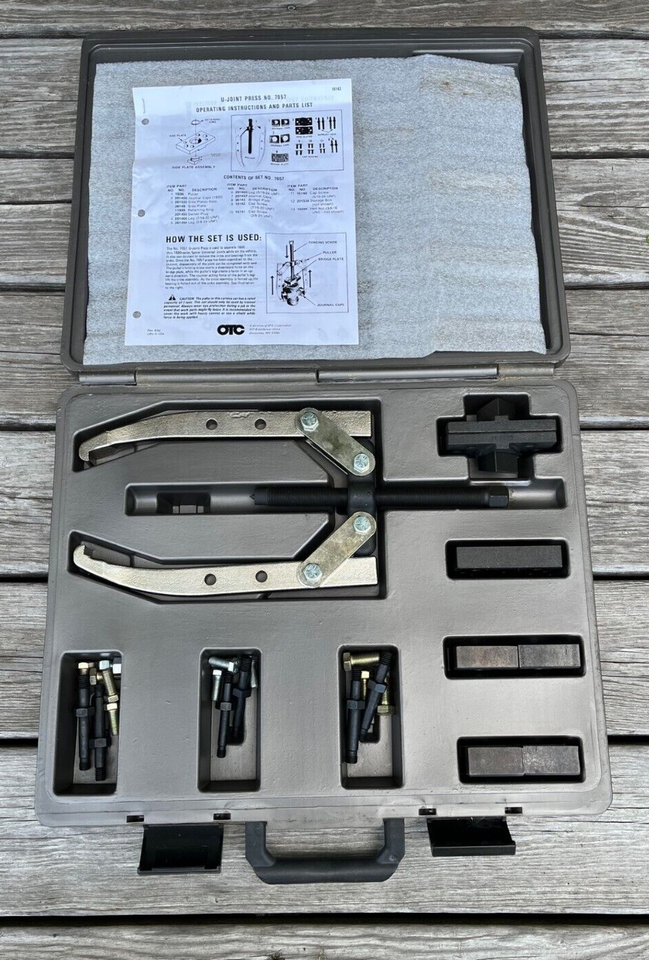 OTC 7057 Spicer U-Joint Press Service Set with Case NEW | eBay