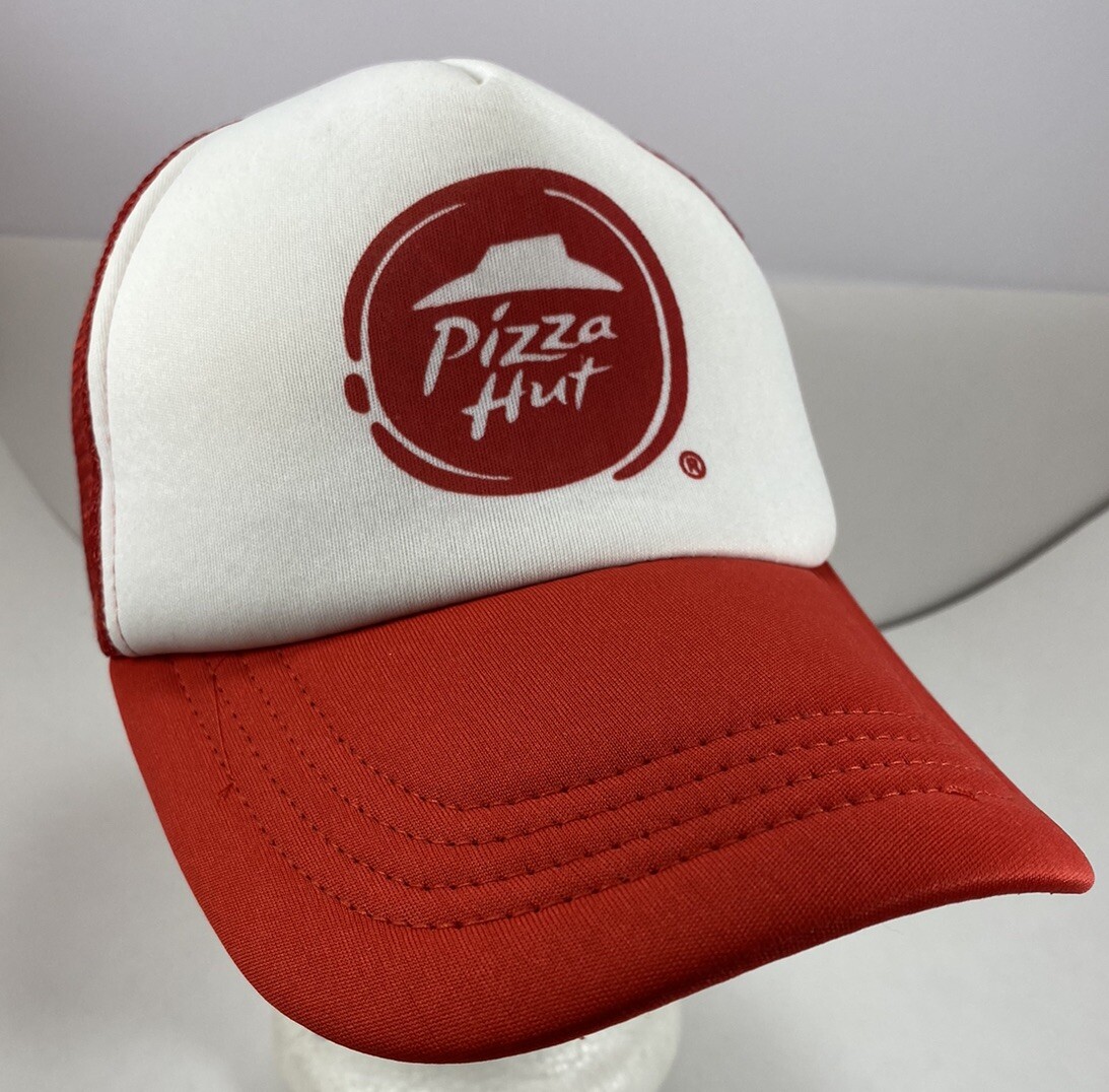 Vintage Pizza Hut Snapback Hat Cap Mesh Red White Del… - Gem