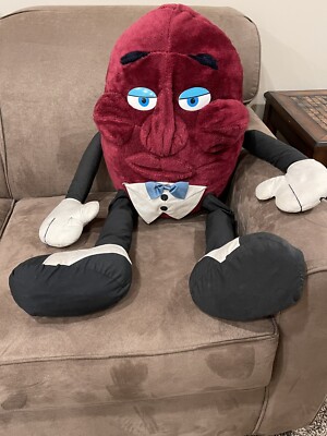 Vintage 1988 ACME Large Plush California Raisin with Bowtie and Tux 30 ...