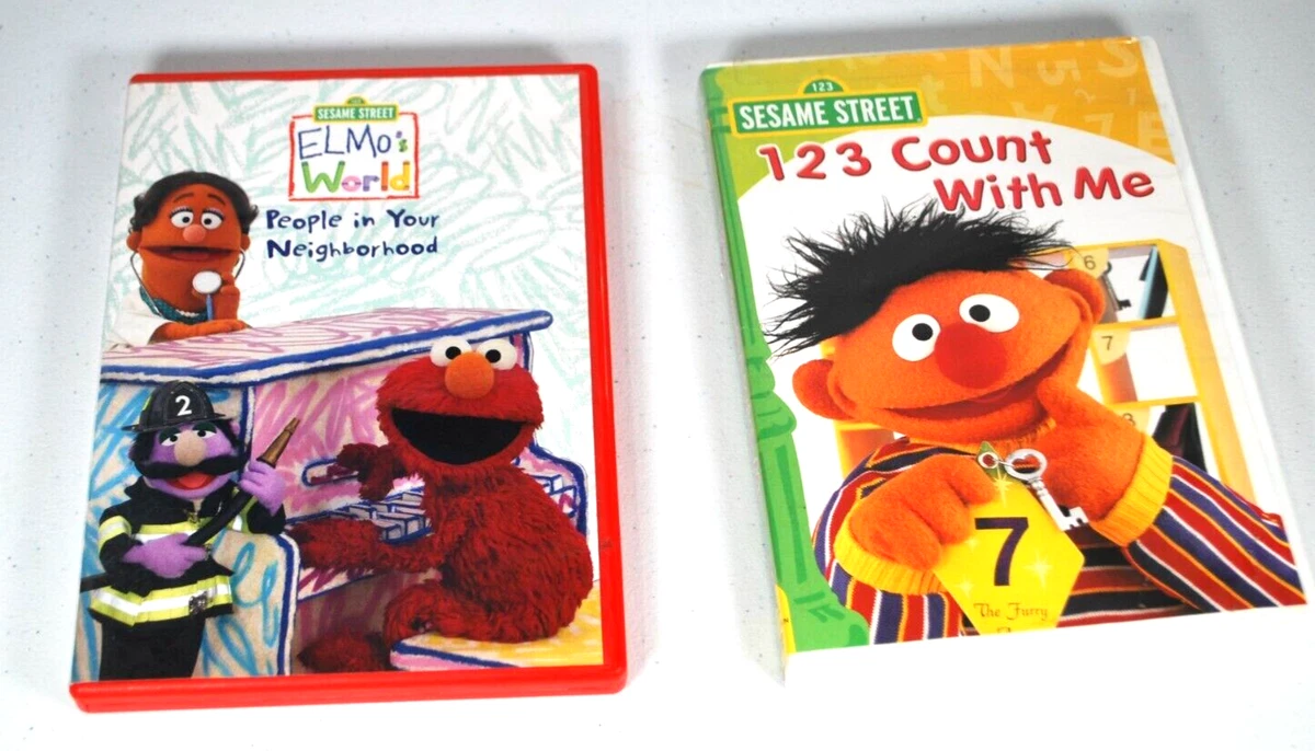 Sesame Street 123 Count With Me Dvd Ebay