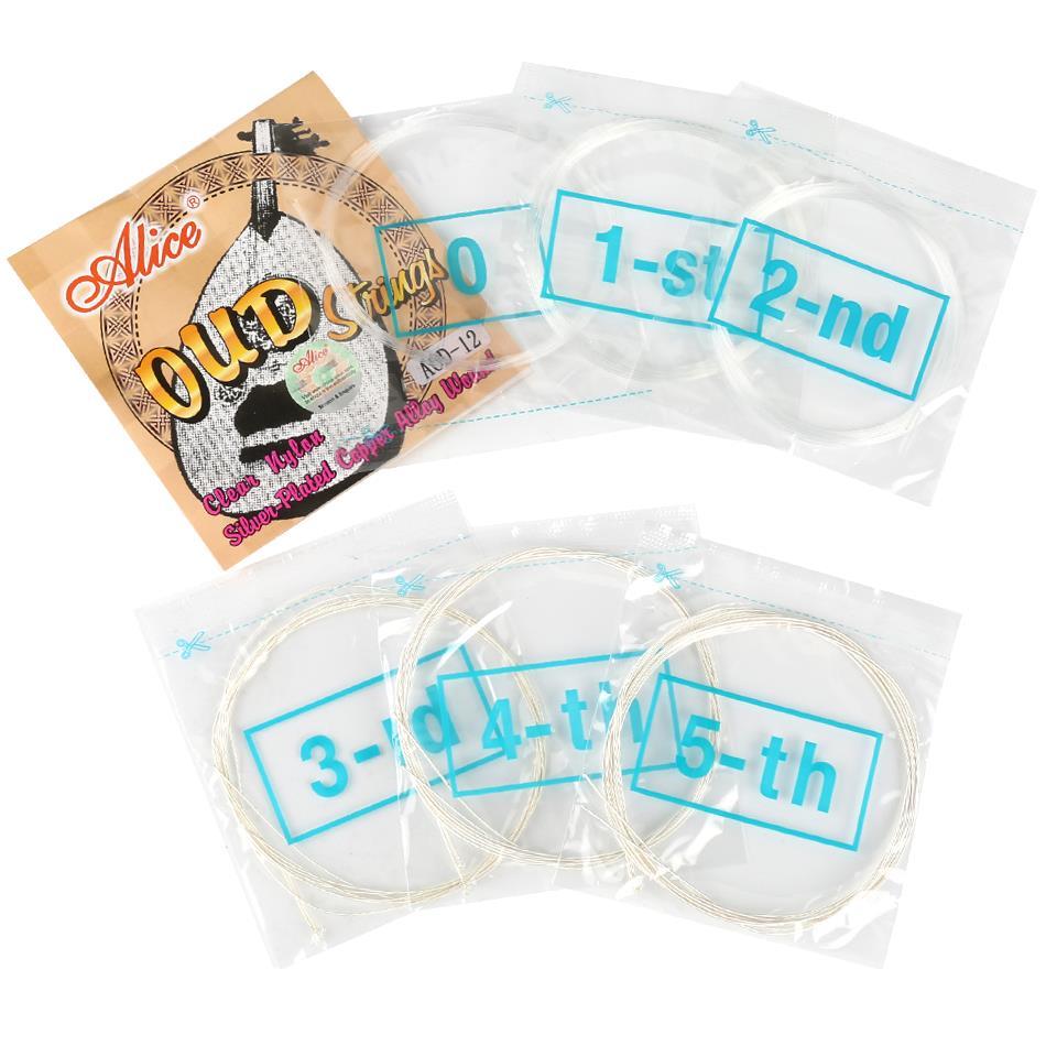10Sets Alice OUD Strings UD Strings Clear Nylon Silver-Plated Copper ...