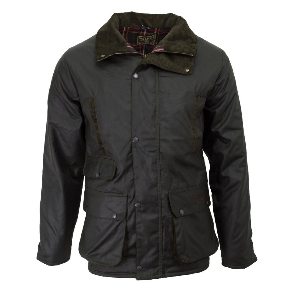Walker and Hawkes - Mens Wax Hawthorn Jacket Lightly Padded Coat | eBay UK
