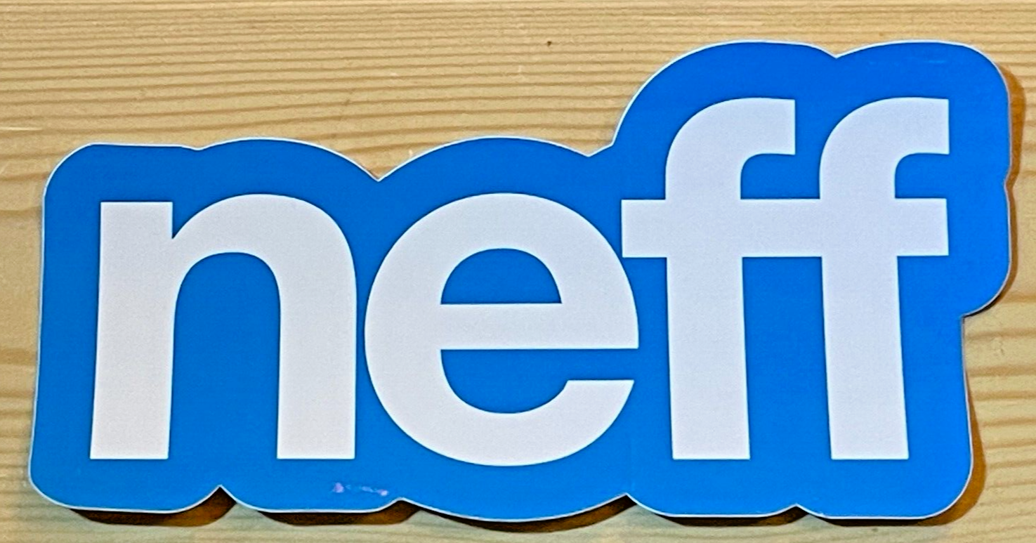NEFF, Very Cool Color, Skateboard, Skiing & Snowboard Sticker, For ...